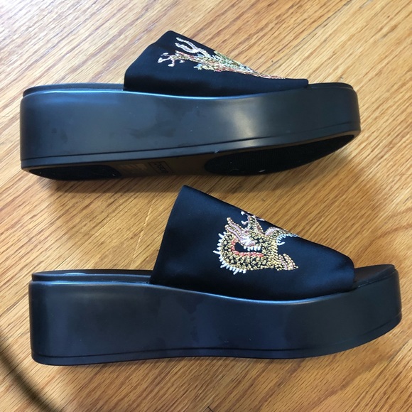 bebe | Shoes | Bebe Dragon Slides | Poshmark